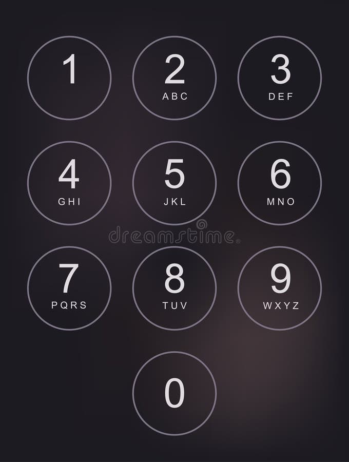 Vector Modern Keyboard of Smartphone Stock Vector - Illustration of ...