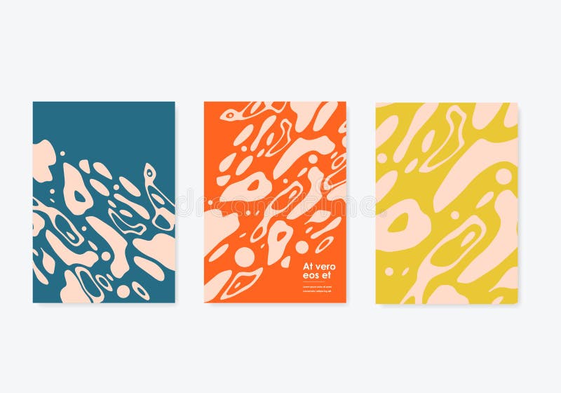 Vector Modern Landscape Geodesy and Topography Map. Cover Template ...