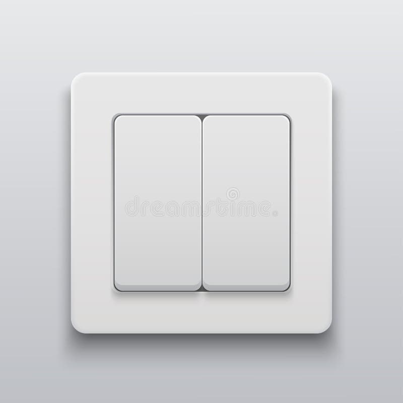 Vector Modern Light Switch Icon Background. Stock Vector - Illustration ...