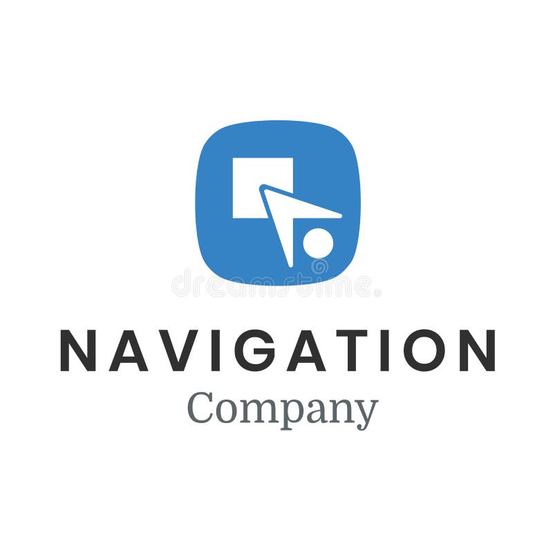 Vector Modern Minimalistic Arrow or Plane Logo. Navigation Company ...