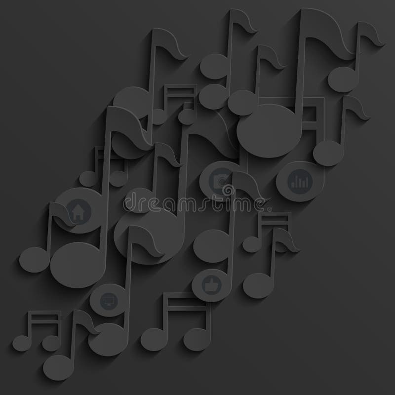 Music Note Modern Stock Illustrations – 49,474 Music Note Modern Stock ...
