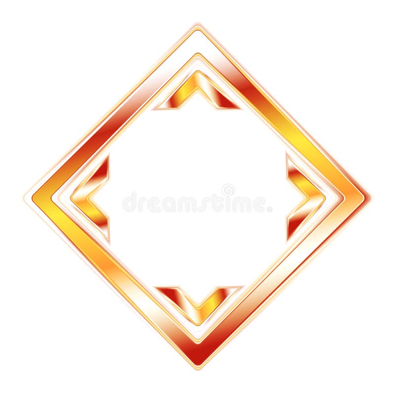 Vector modern orange shape stock vector. Illustration of bright - 30431909