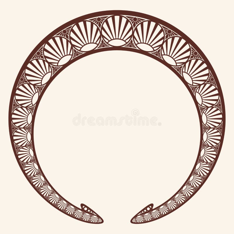 Vector modern ornament. stock vector. Illustration of eccentric - 143167117