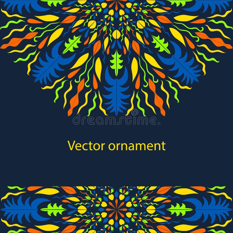 Vector Modern Pattern with Vivid Elements Stock Illustration ...