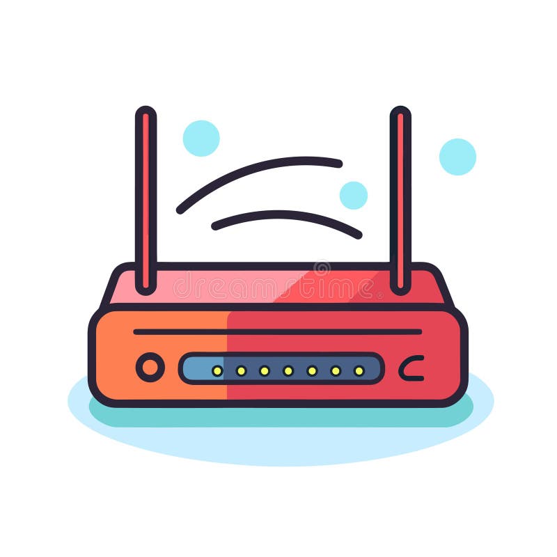 Antennas Router Stock Illustrations – 152 Antennas Router Stock ...