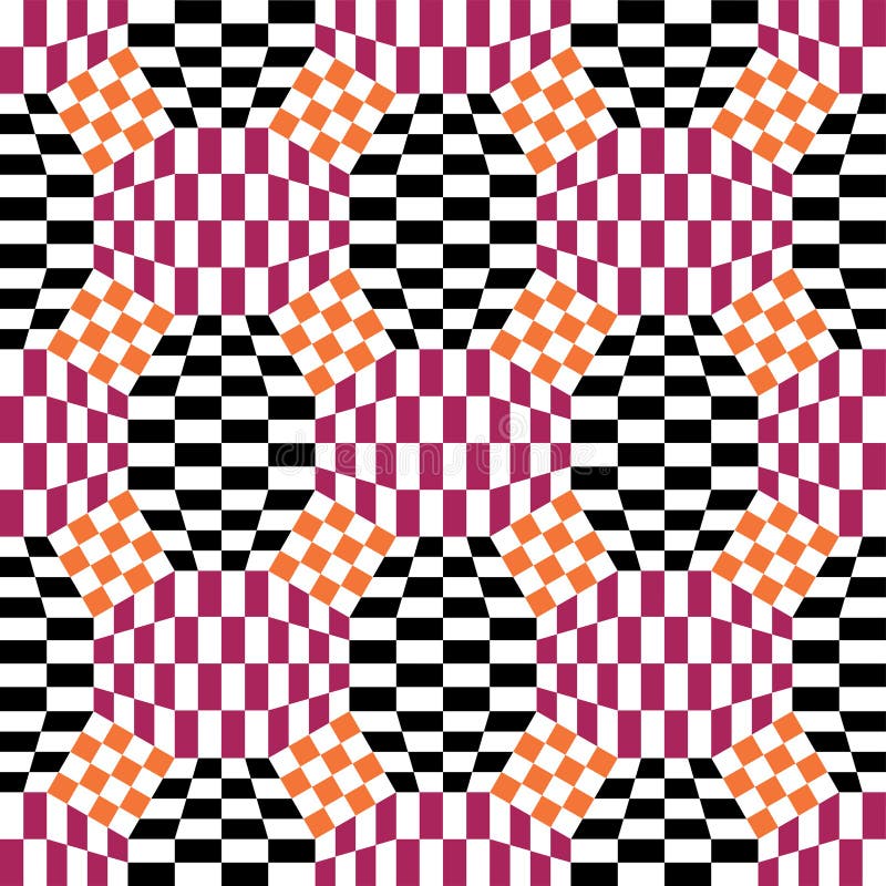 Vector Modern Seamless Colorful Geometry Checkered Pattern, Color ...