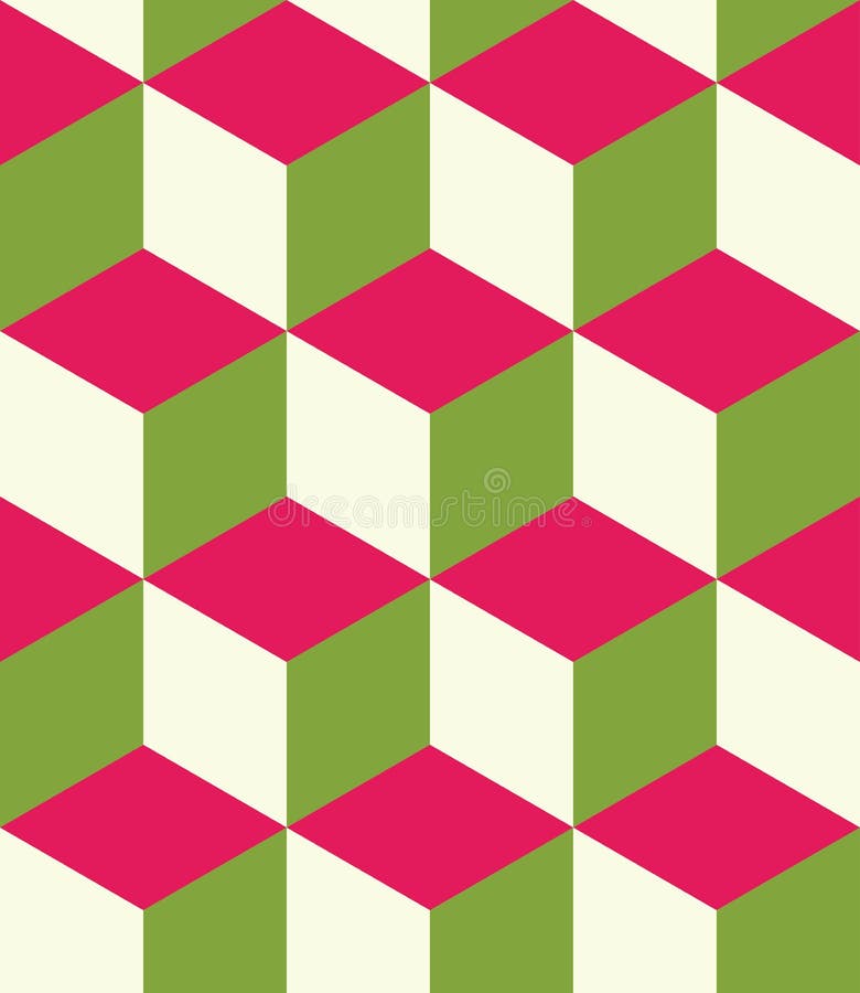 Geometry Cubes Optical Illusion Floor in the Park of Tbilisi. Geometry ...