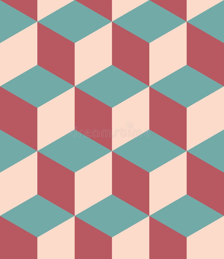 Vector Modern Seamless Colorful Geometry Cubes Pattern, Color Abstract ... Vector Modern Seamless Colorful Geometry Cubes Pattern, Color Abstract ...
