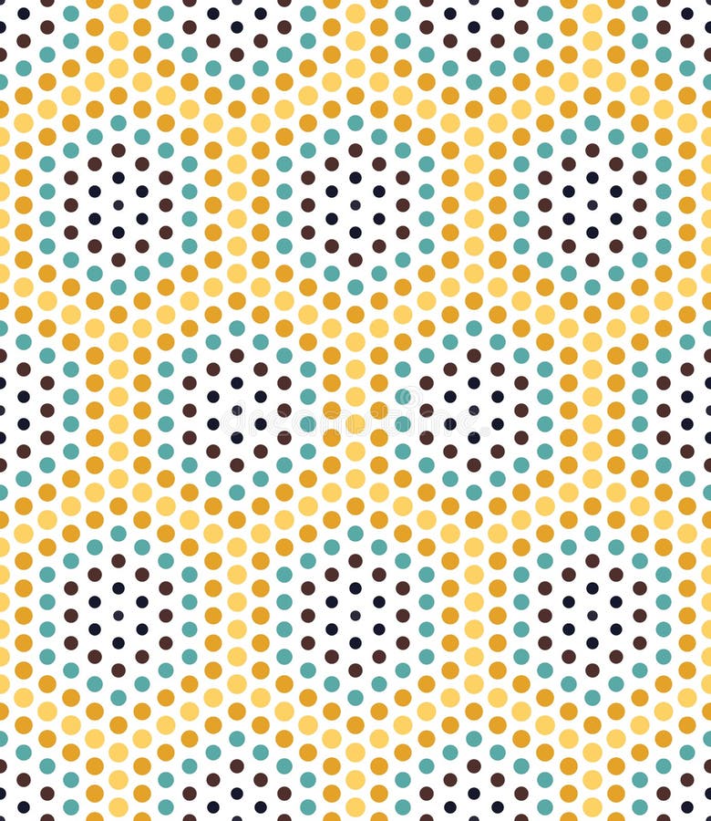 Vector Modern Seamless Colorful Geometry Dots Pattern, Color Abstract ...