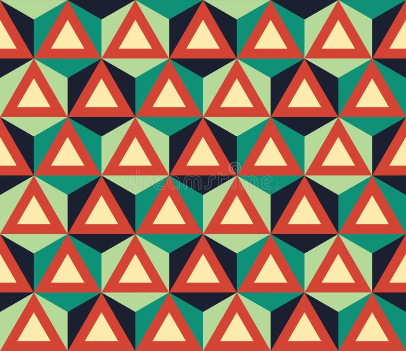 Vector Modern Seamless Colorful Geometry Pattern, Polygon Stock Vector ...