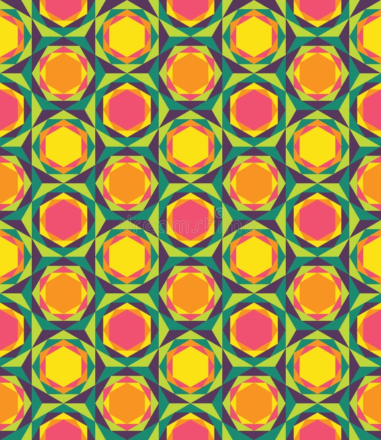 Vector Modern Seamless Colorful Geometry Pattern Triangle Polygon ...