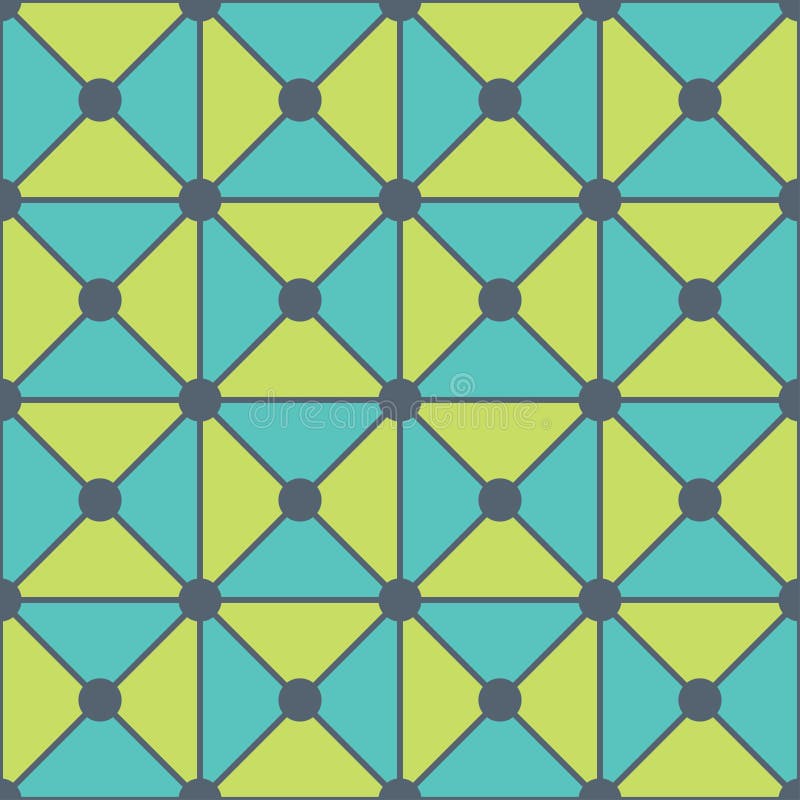 Vector Modern Seamless Colorful Geometry Triangles Dots Pattern, Color ...