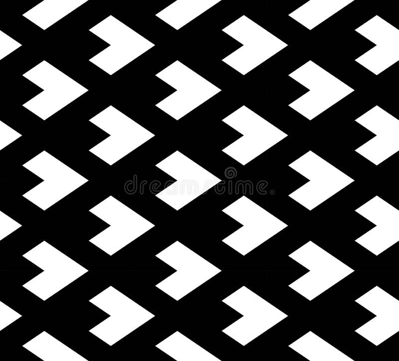 Vector Modern Seamless Geometry Pattern Triangle Black And White