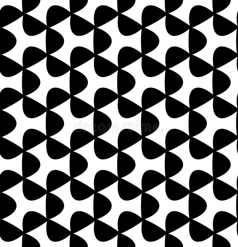 Vector Modern Seamless Geometry Pattern Triangle Black And White