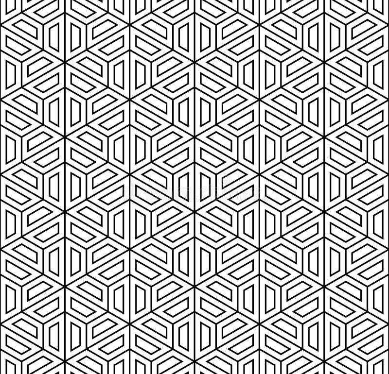 Black White Geometry Seamless Stock Illustrations 113 963 Black White