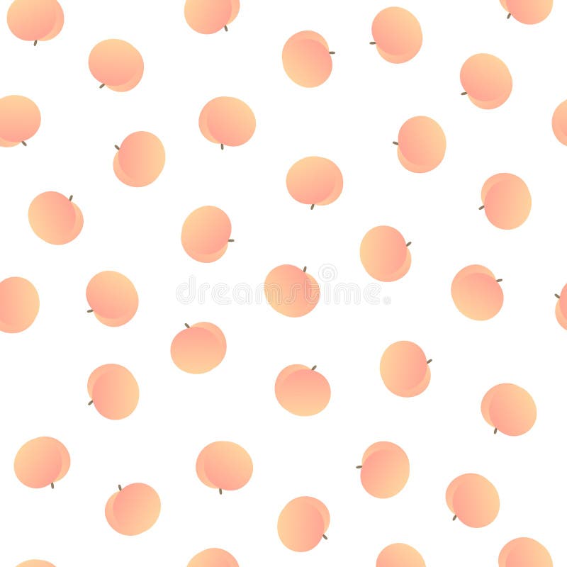Vector Modern Simple Fruit Seamless Pattern. Irregular Composition of ...