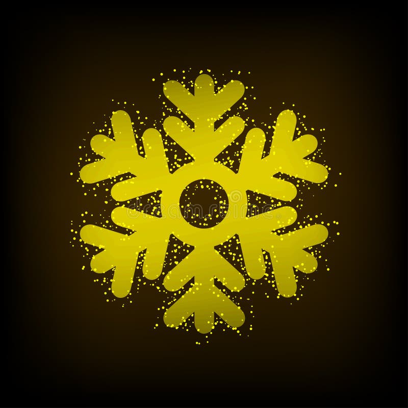 Vector Modern Snowflakes Background. Stock Vector - Illustration of ...