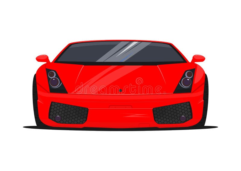 Vector modern sports car. stock vector. Illustration of race - 135529541