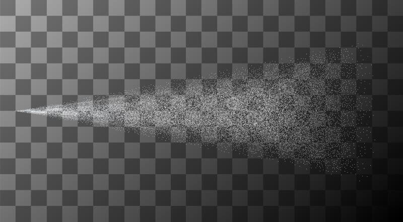 Vector Modern Spray Effect on Transparent Background Stock Vector ...
