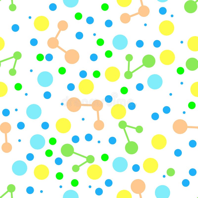 Vector molecule pattern stock vector. Illustration of neurons - 190489082