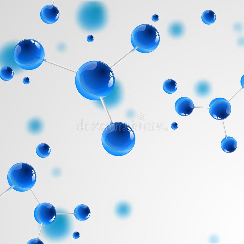 Vector Molecules Scientific Chemistry and Physics Theme Vector Abstract ...