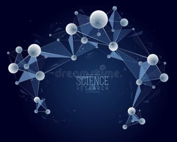 Vector Molecules Scientific Chemistry and Physics Theme Vector Abstract ...