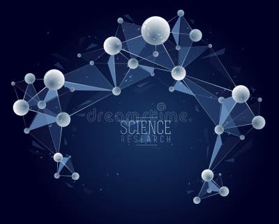 Vector Molecules Scientific Chemistry and Physics Theme Vector Abstract ...