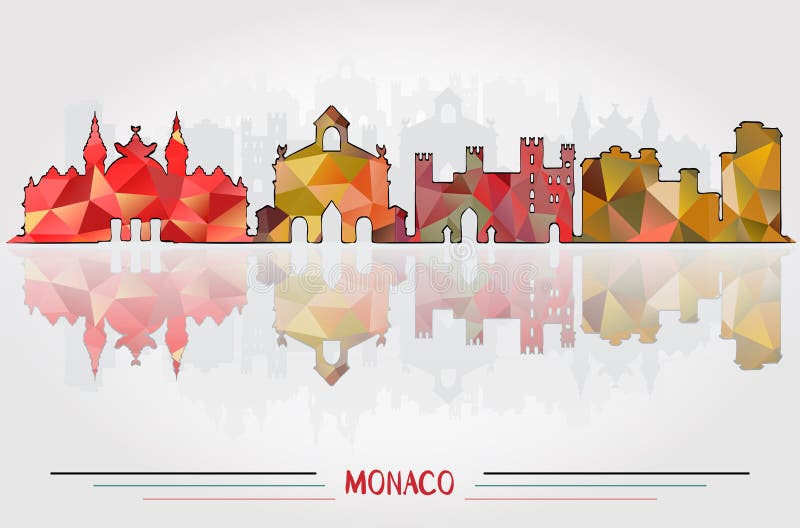 Monaco Landmark Stock Illustrations – 400 Monaco Landmark Stock ...