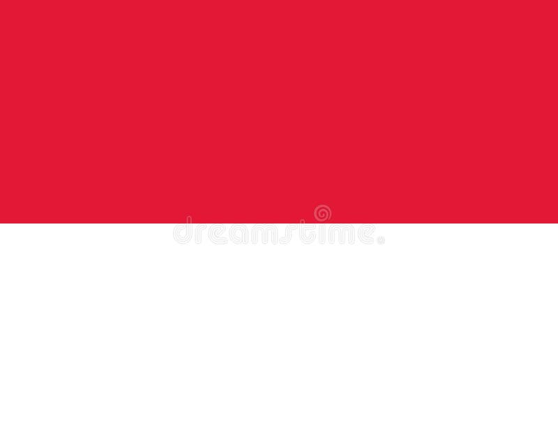 Monaco officially flag stock vector. Illustration of officially - 164064623