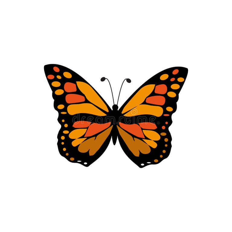 Cartoon Monarch Butterfly Stock Illustrations 2 612 Cartoon Monarch
