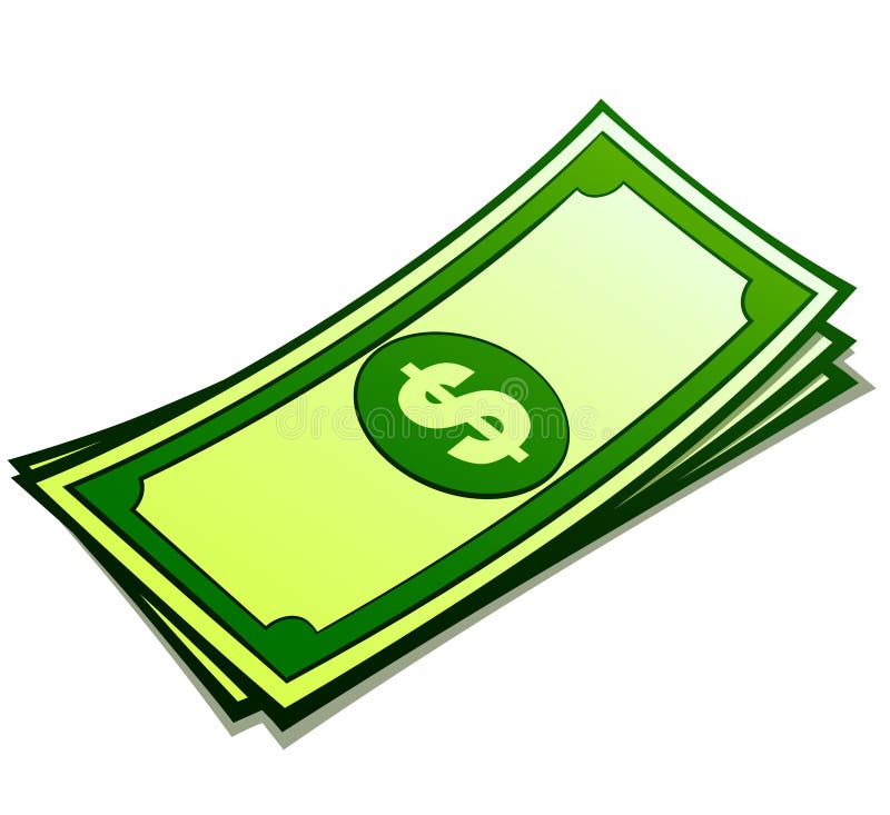 Cartoon Dollar Bill Clipart