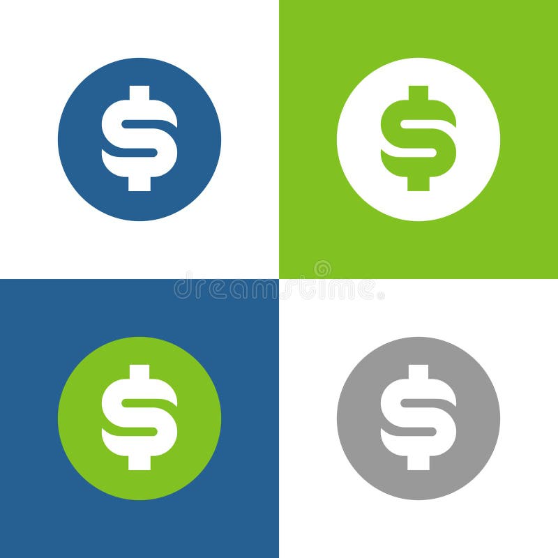 Circle Money Icon Design, Vector Cash Symbol Stock Vector ...