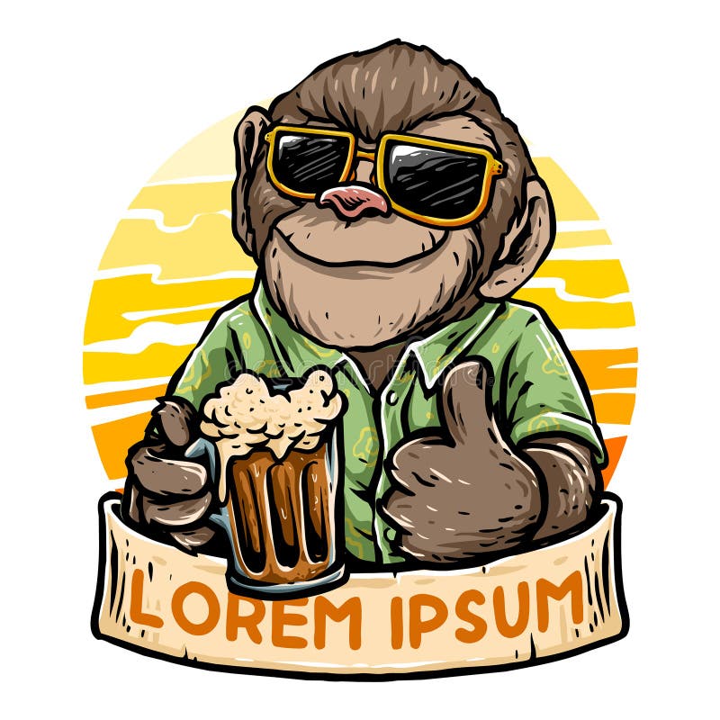 Beer Monkey Stock Illustrations – 227 Beer Monkey Stock Illustrations ...
