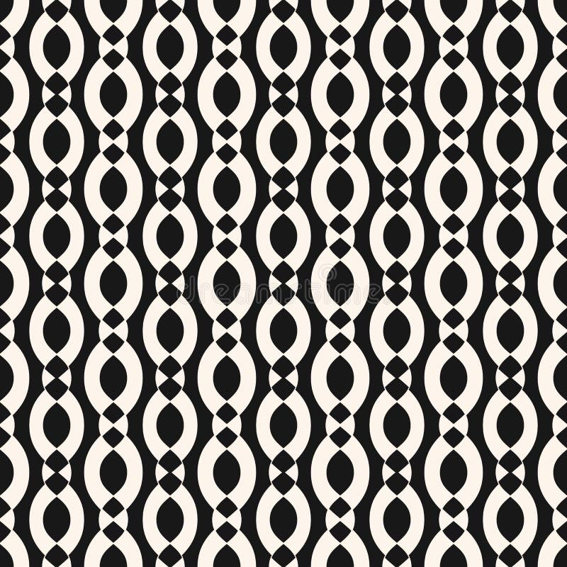 Vector Monochrome Background Texture. Seamless Pattern with Chains ...