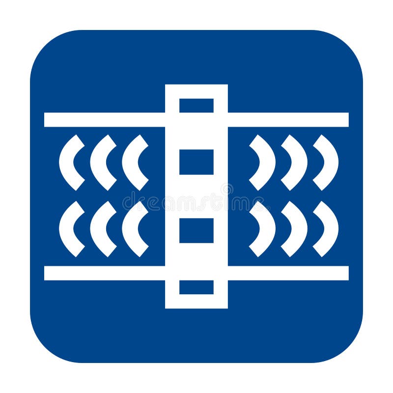 Vector Flat Design Icon of Guided Wave Testing. Stock Vector ...