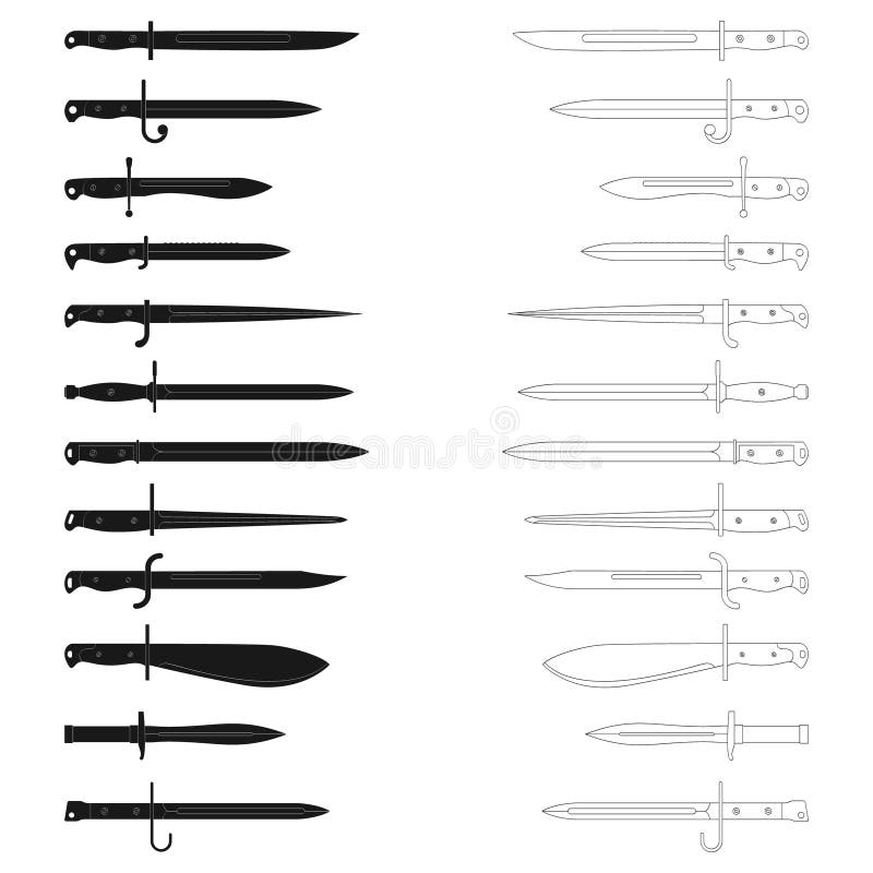 Bayonet Stock Illustrations – 1,592 Bayonet Stock Illustrations ...