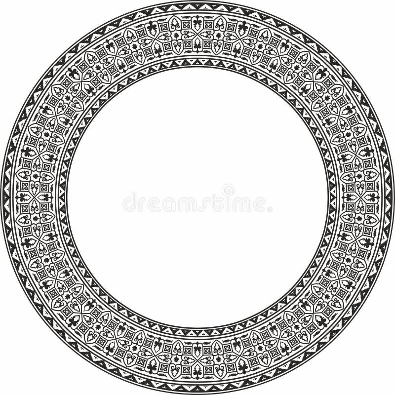 Classic Roman Border Circle Stock Illustrations – 367 Classic Roman ...