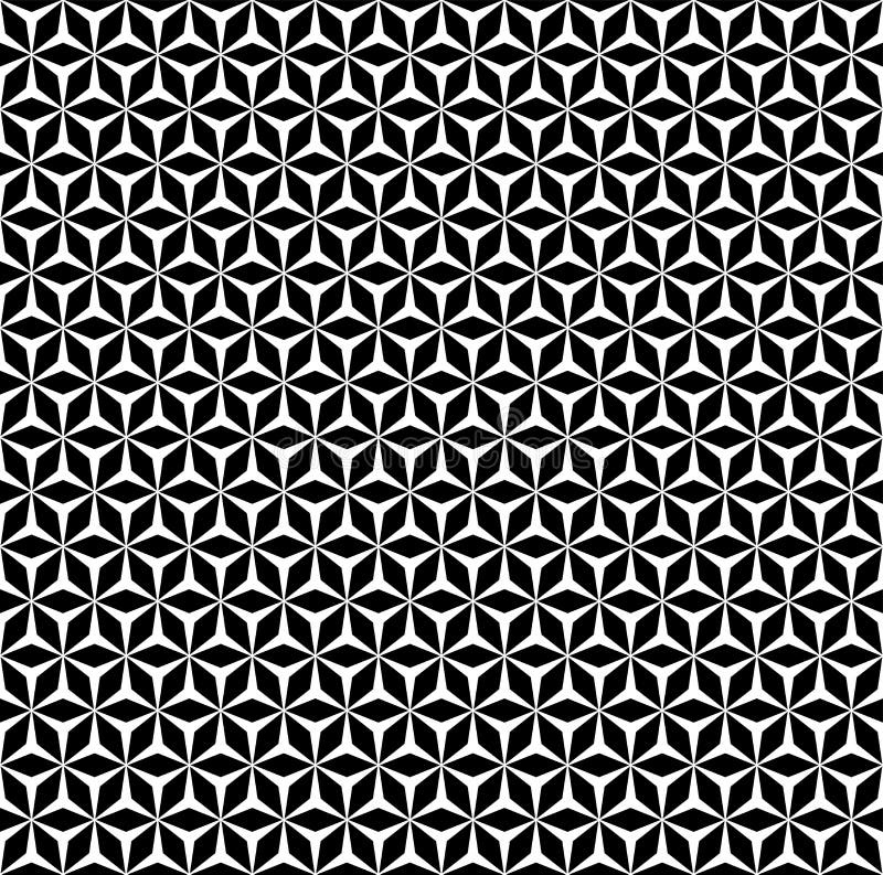 Vector Monocolor Seamless Pattern, Mosaic Stock Vector - Illustration ...