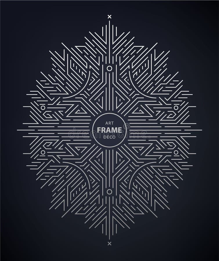 Vector Monogram Design in Trendy Vintage and Mono Line Style with Space ...