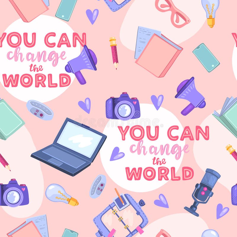 Blogging Texture for Wrapping Paper, Backgrounds, Prints Stock Vector ...