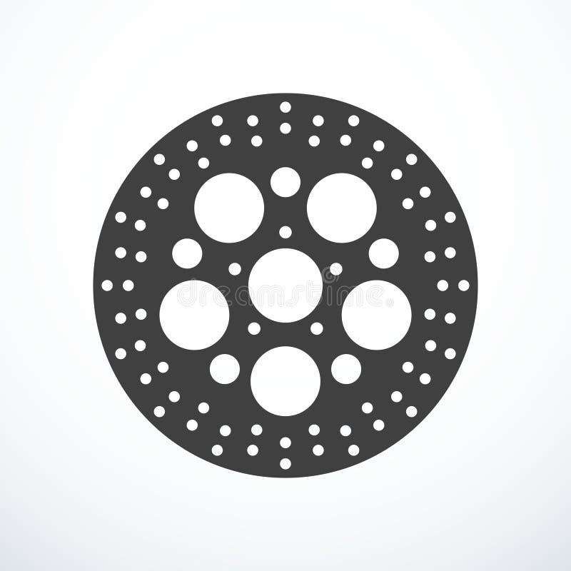 Vector Motorcycle Brake Disc Isolated Stock Vector - Illustration of ...