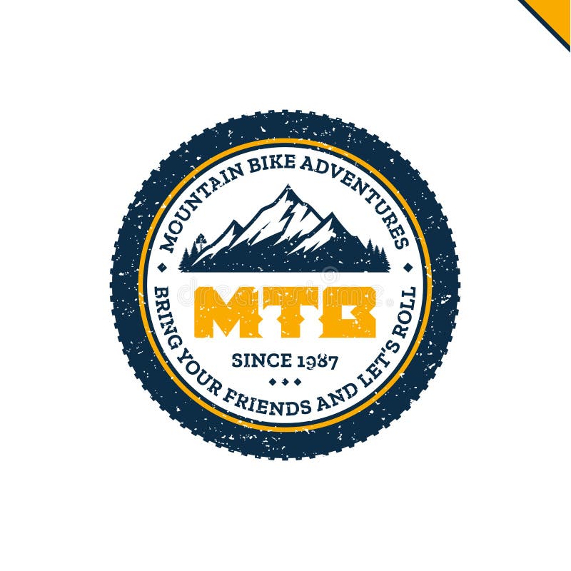 Vector Mountain Biking Logo Stock Vector - Illustration of country ... Vector Mountain Biking Logo Stock Vector - Illustration of country ...
