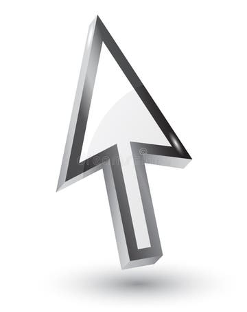 Vector Mouse Arrow Pointers Stock Vector - Illustration of button ...