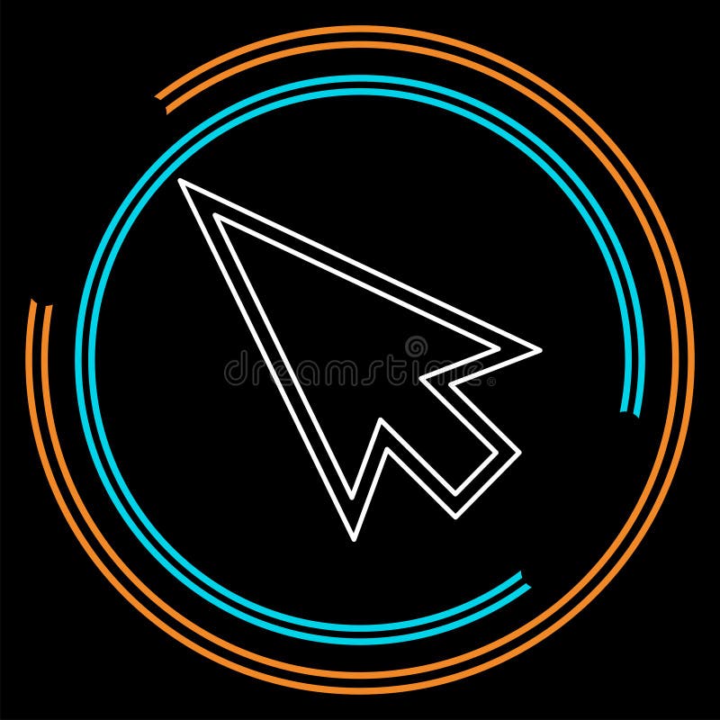 Cursor Arrow, Computer Cursor - Symbol Stock Vector - Illustration of ...