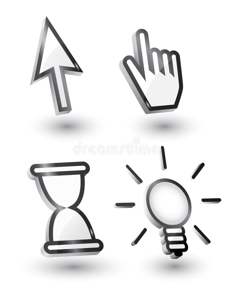 Computer Hand Cursors 3d Stock Illustrations – 73 Computer Hand Cursors ...