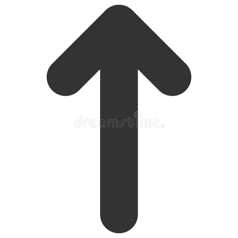 Vector Move Up Flat Icon Image Stock Vector - Illustration of motion ...