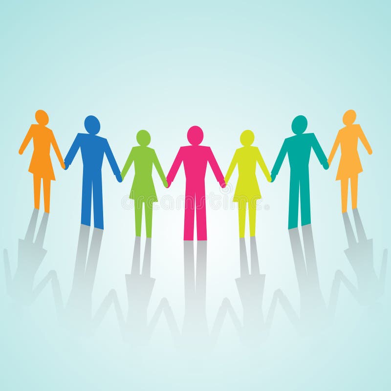 Vector Multi-color Human Community Pictograms Stock Vector ...