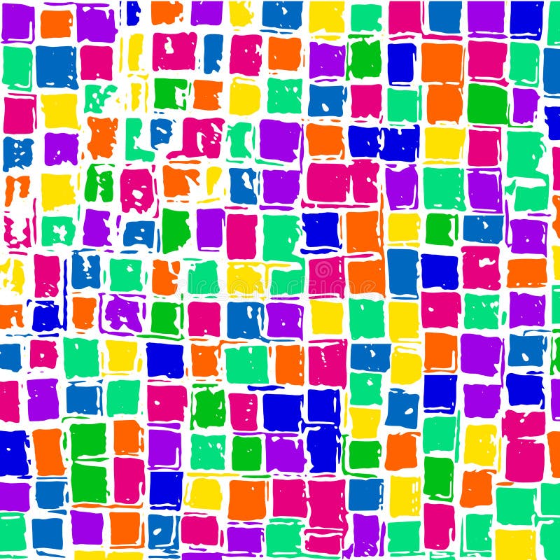 Vector Square Pattern. Illustration. Stock Vector - Illustration of ...