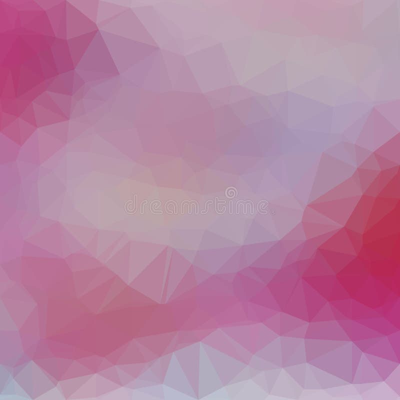 Vector Multicolor Pink Shade Geometric Rumpled Triangular Low Po Stock ... Vector Multicolor Pink Shade Geometric Rumpled Triangular Low Po Stock ...