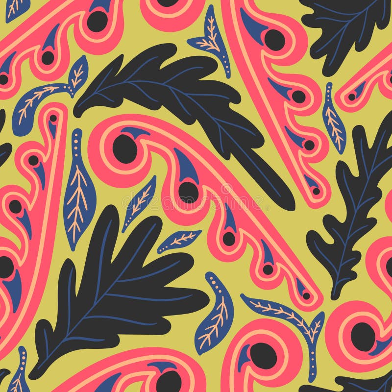 Seamless pattern stock vector. Illustration of abstract - 261866837